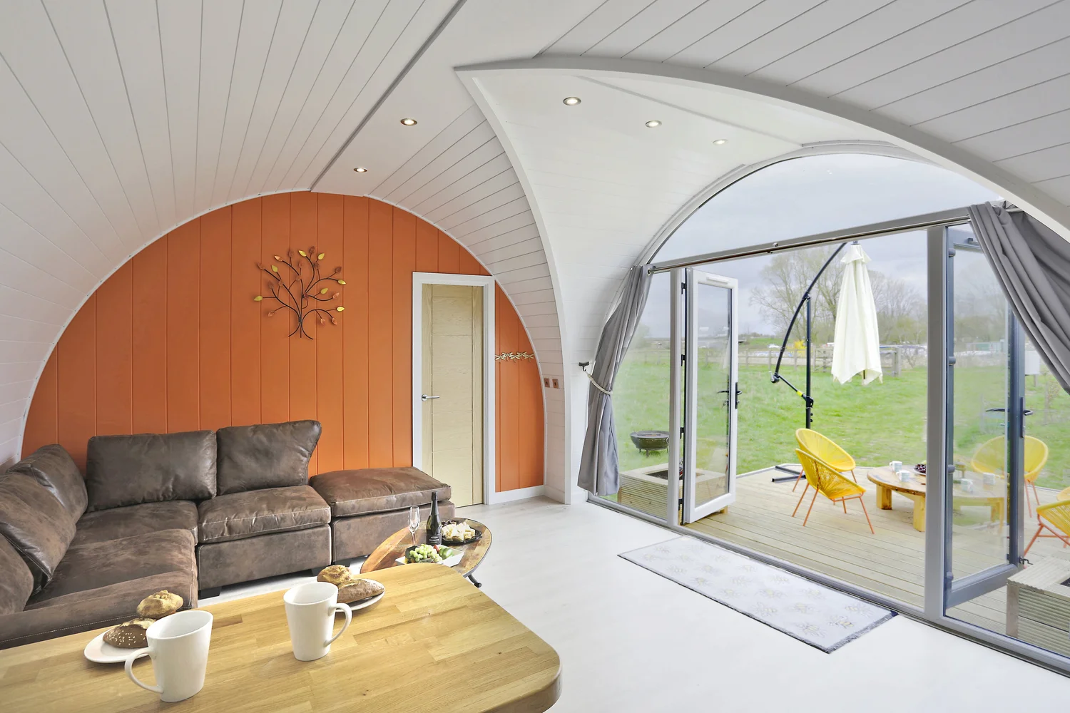 Luxury glamping pod