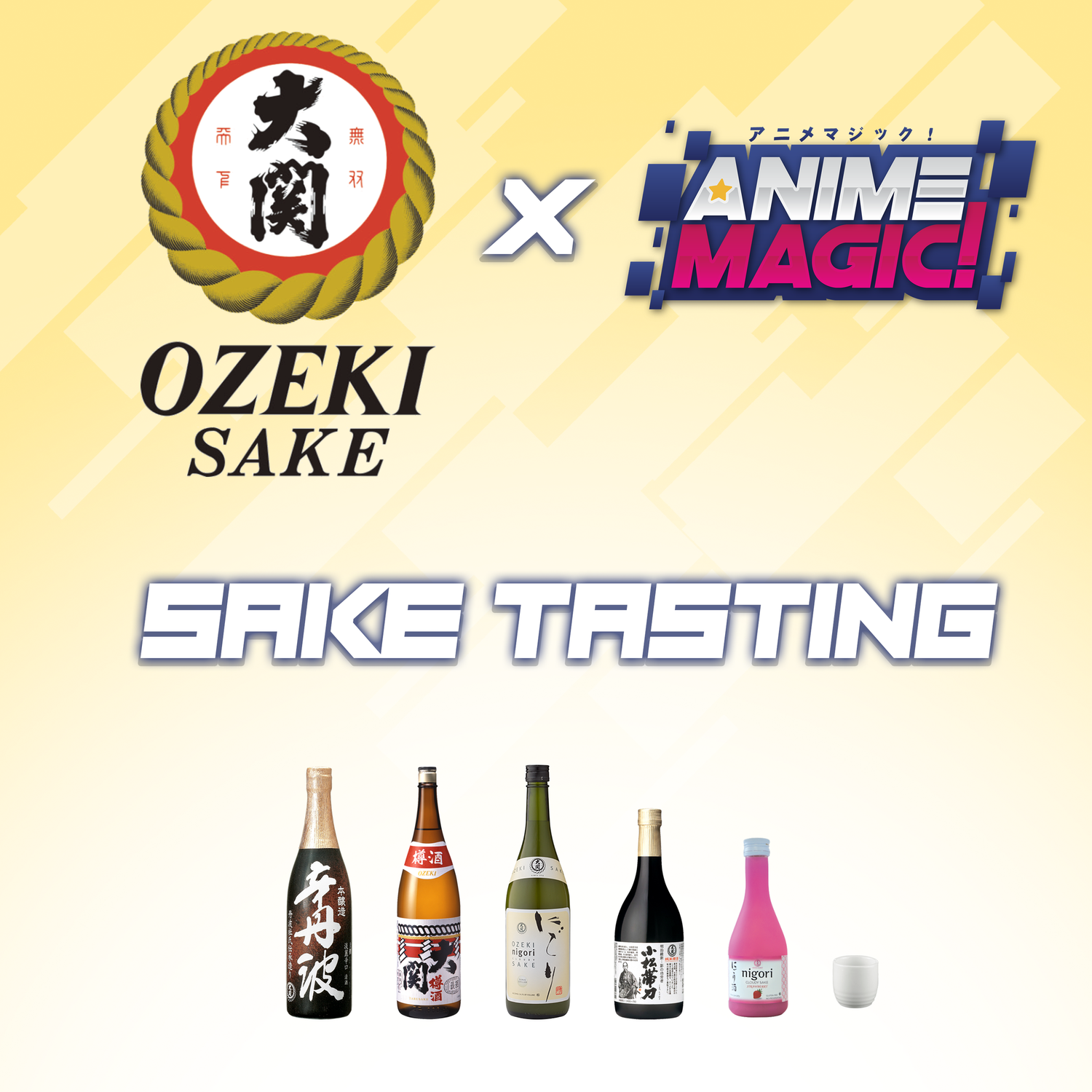 Ozeki Sake Tasting — Anime Magic