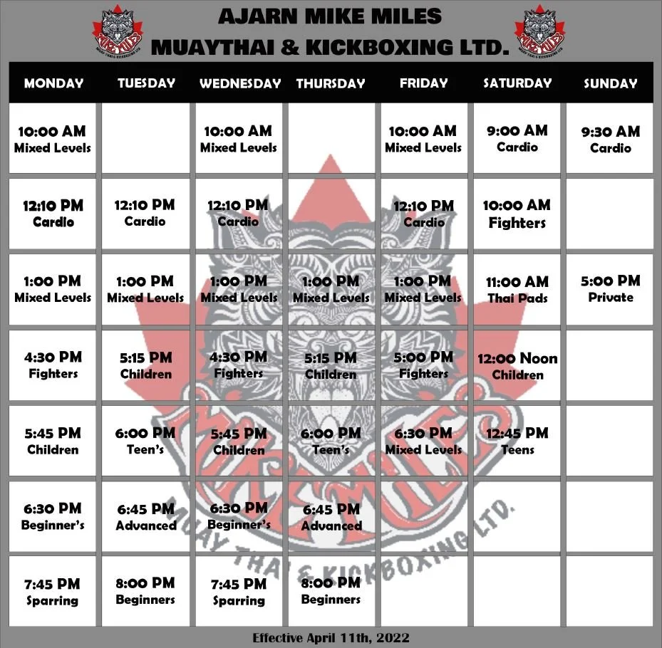 Class — Mike Miles Muay Thai