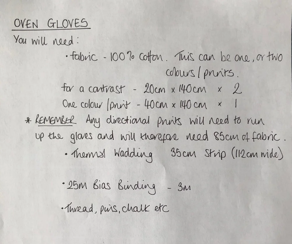 Make your own oven gloves! — The Fabric Quarter
