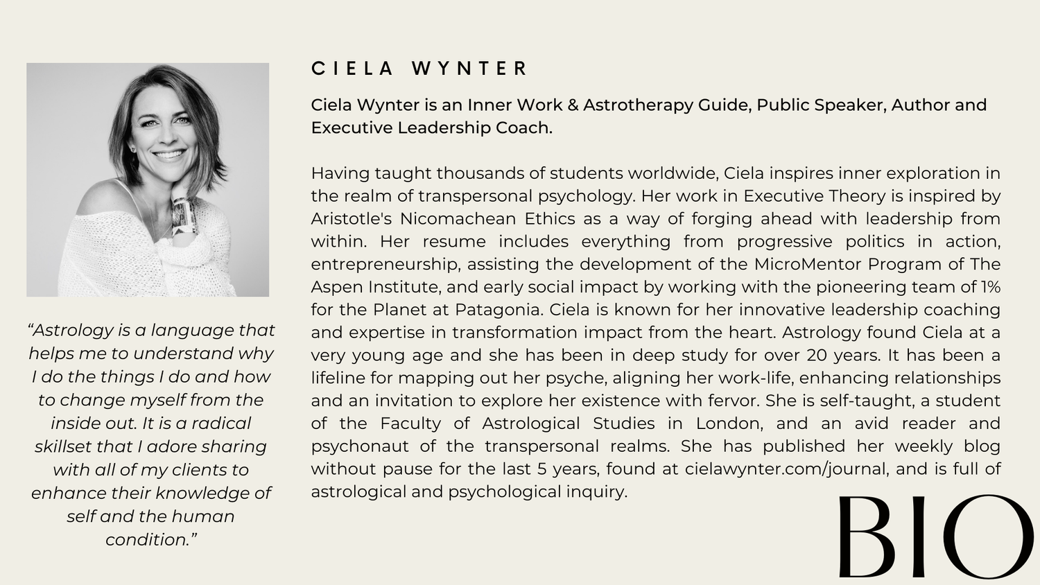 Organizational Astrotherapy — Ciela Wynter