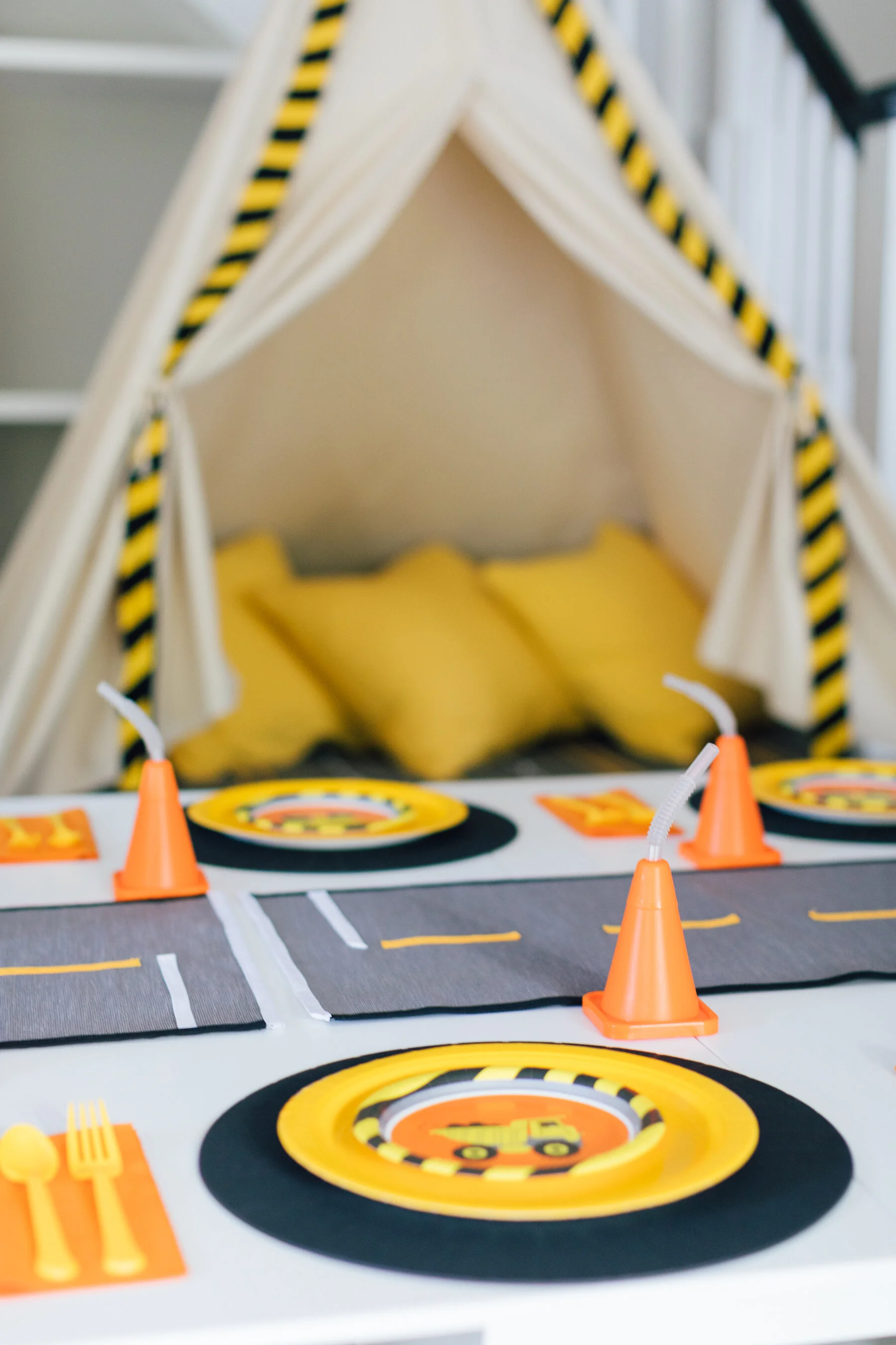 Construction Zone - Trucks Themed Parties - Picnics & Slumber Parties ...