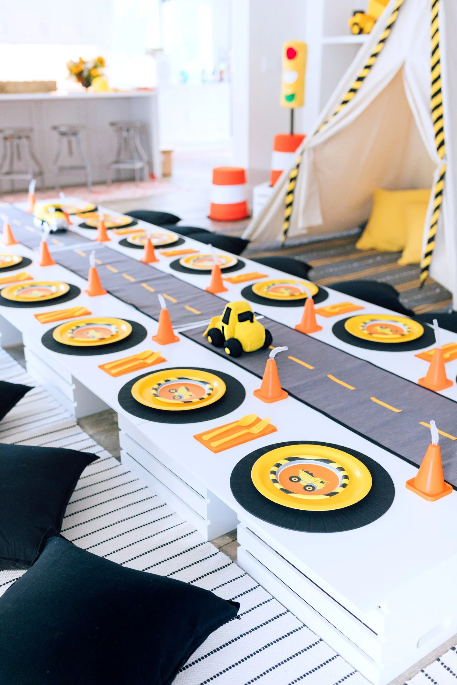 Construction Zone - Trucks Themed Parties - Picnics & Slumber Parties ...