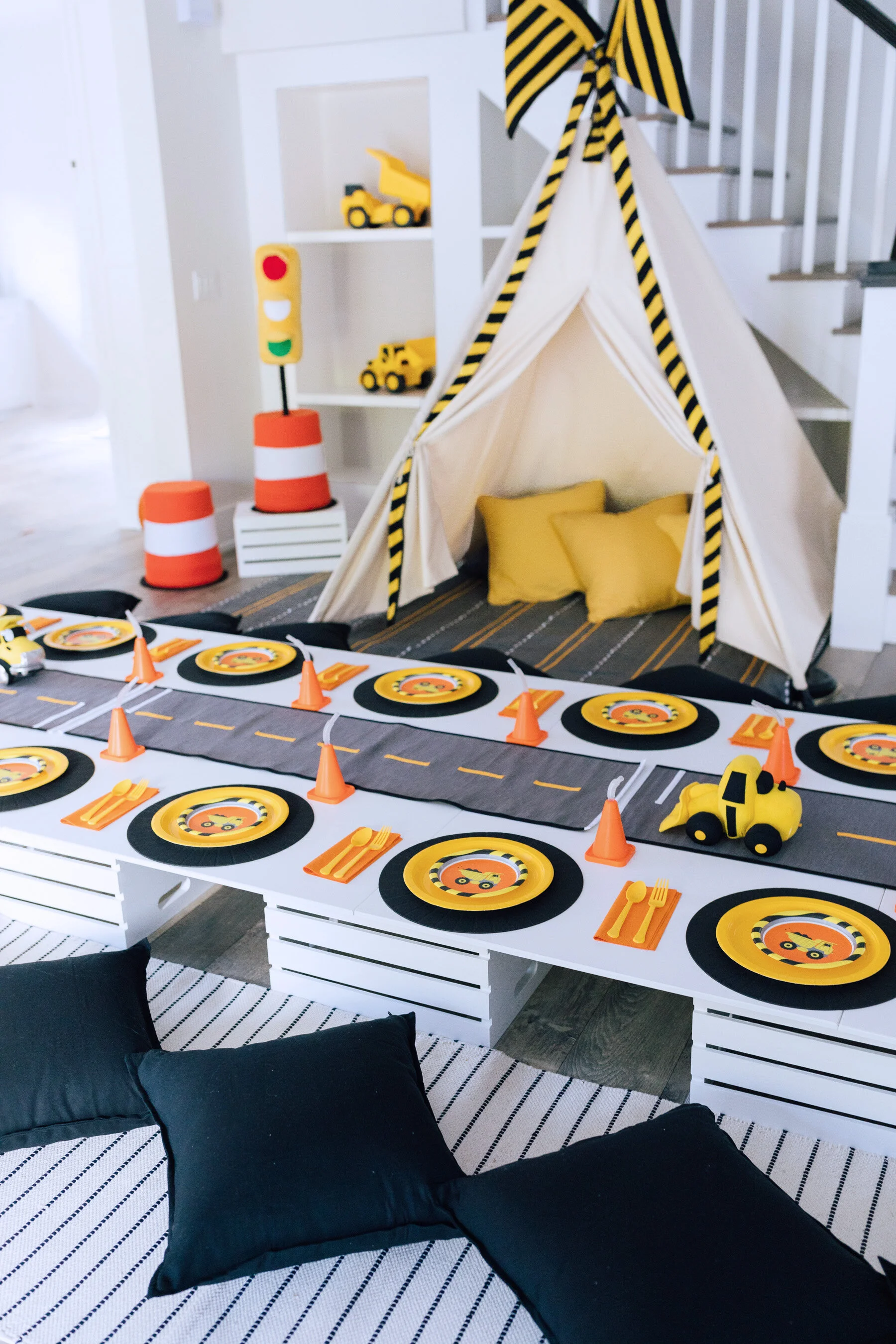 Construction Zone - Trucks Themed Parties - Picnics & Slumber Parties ...