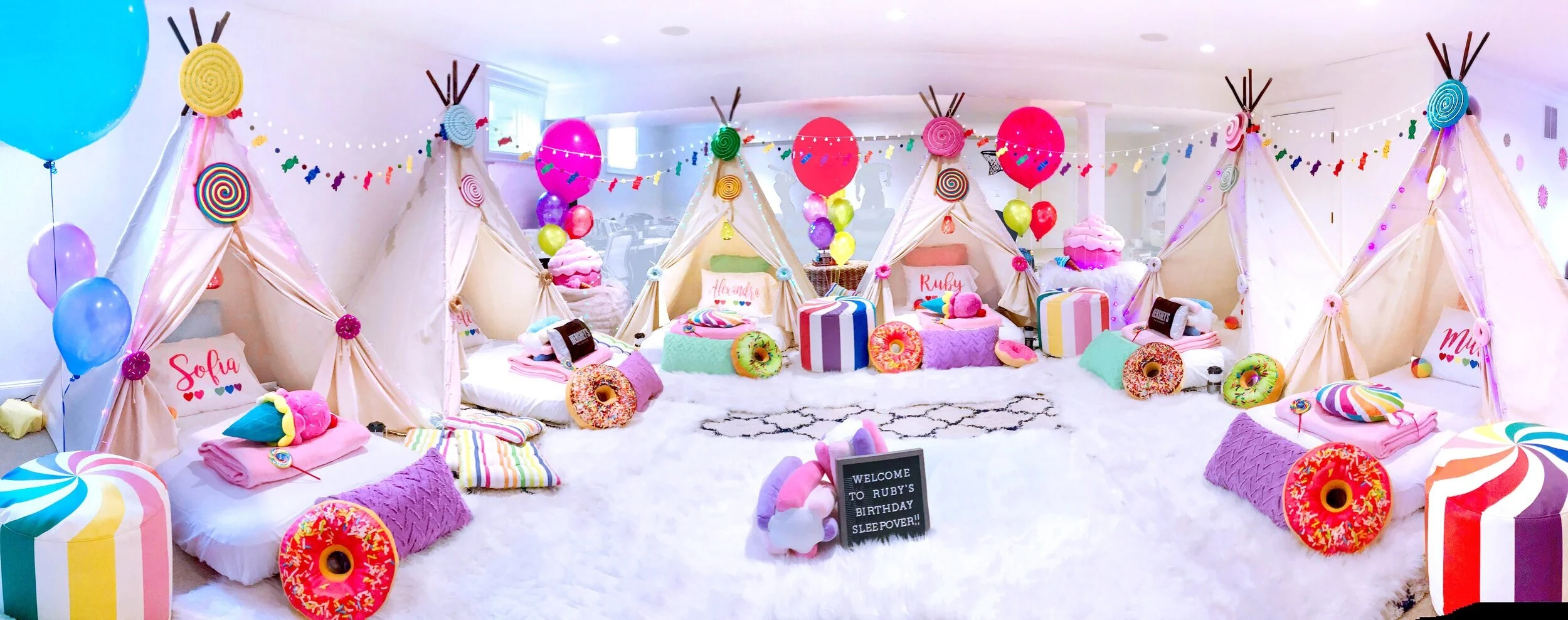 Candy Themed Parties - Picnics & Slumber Parties — Dream & Party
