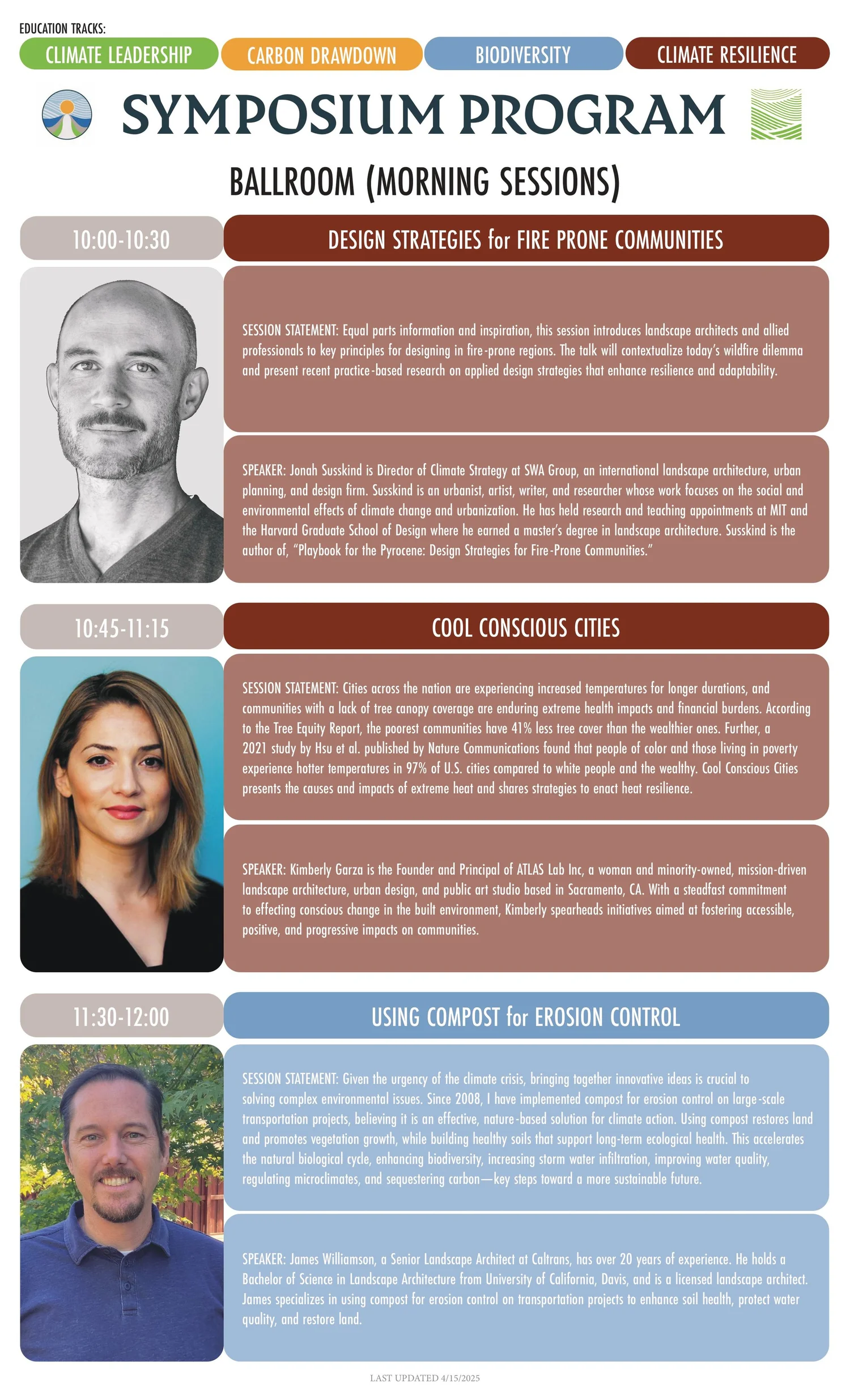 Climate Action Symposium — ASLA California Sierra Chapter