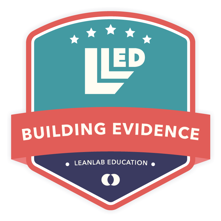 Building Evidence Badge — Leanlab Education