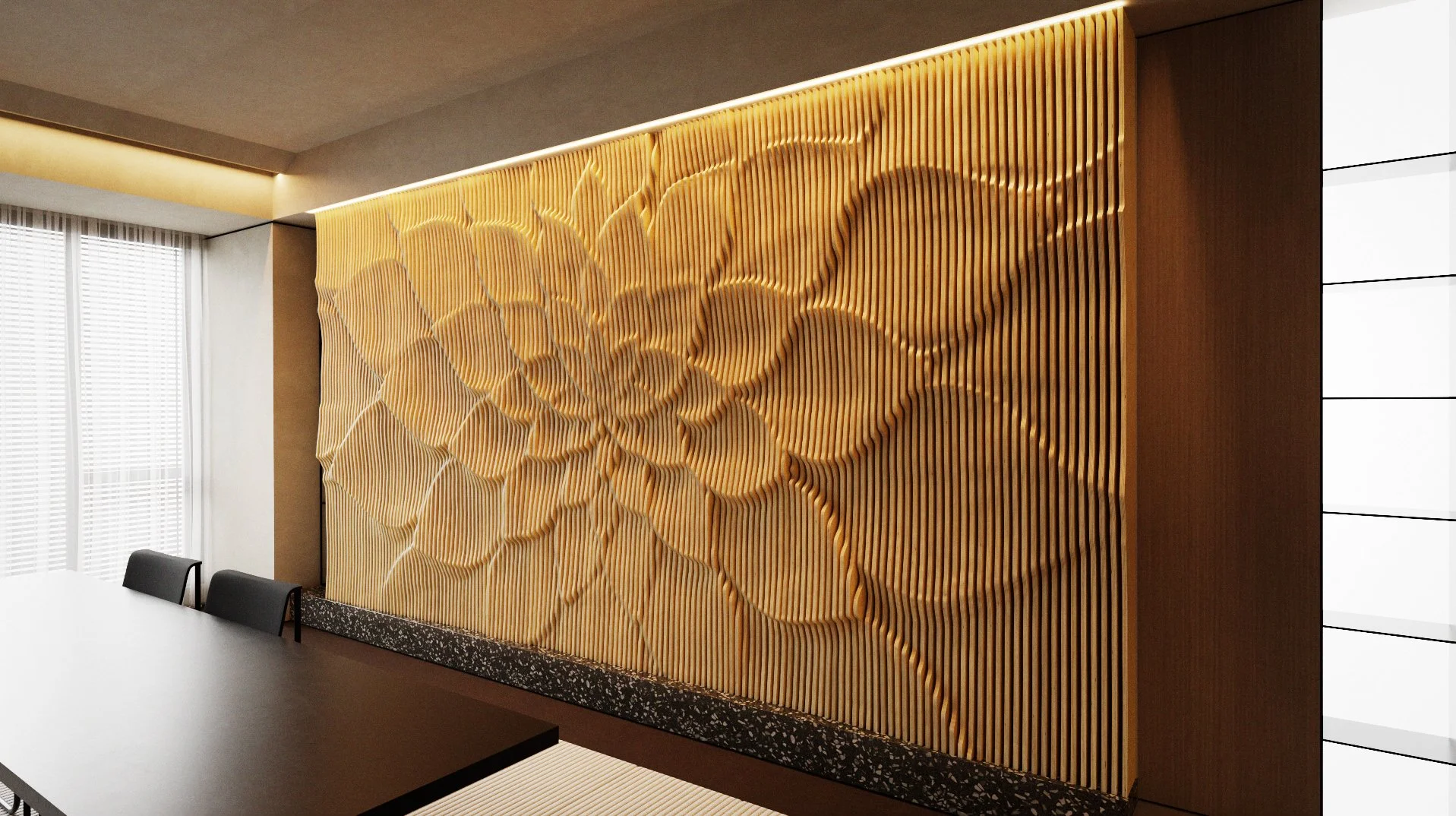 Terraform Design — Lotus Parametric Wall Design