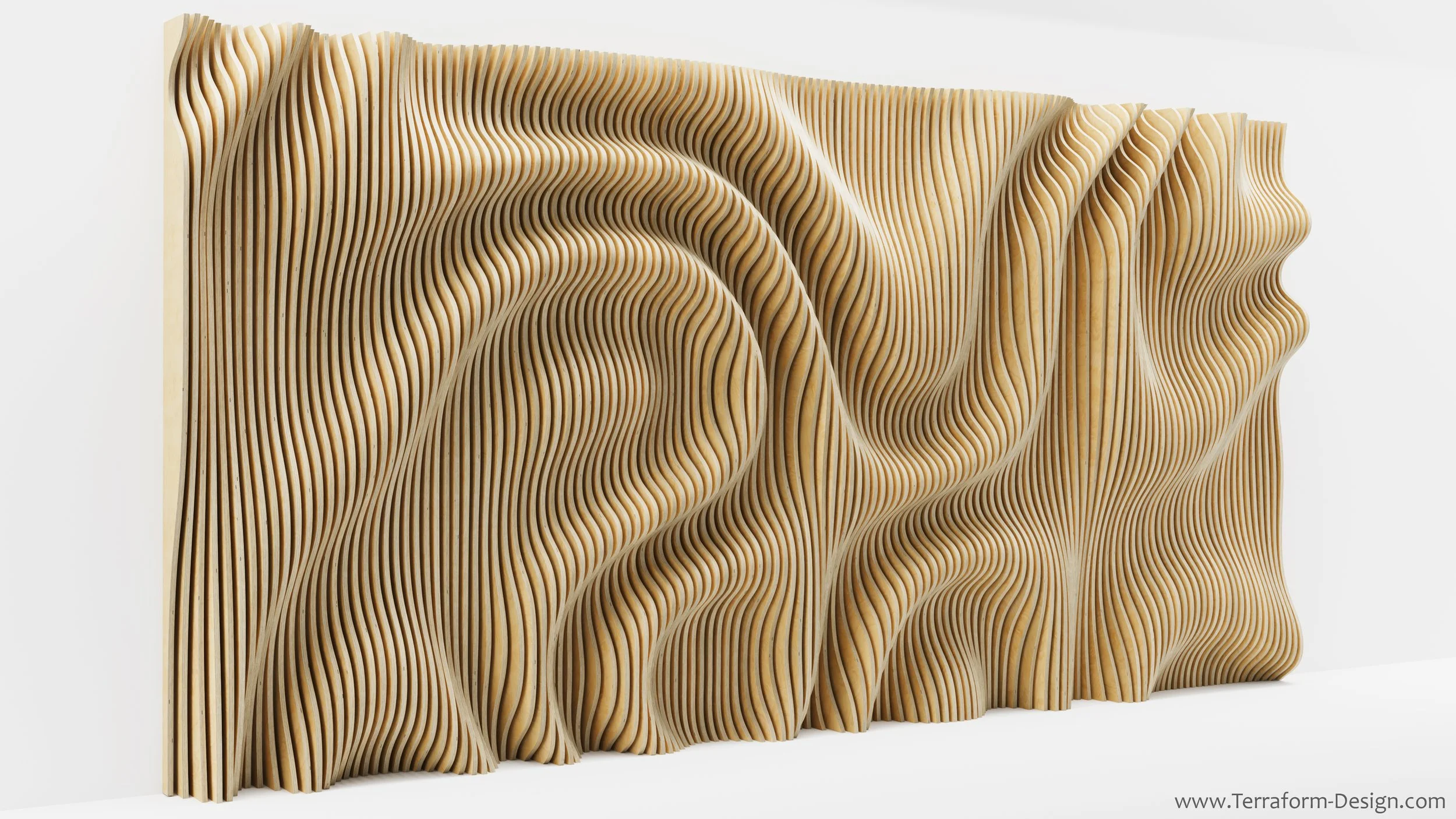 Terraform Design — Refraction Parametric Wall Design