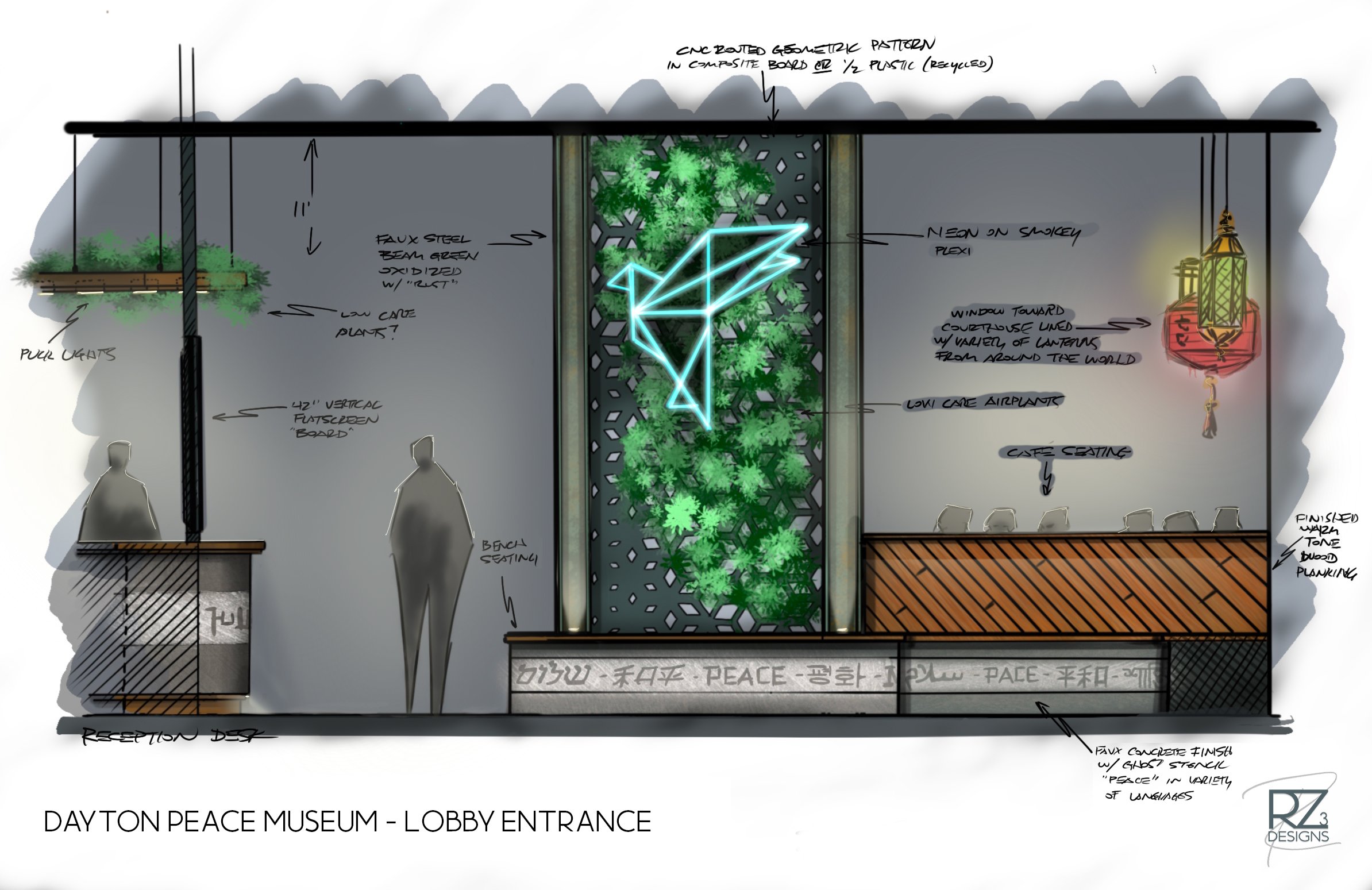 Dayton International Peace Museum — RZ3 DESIGNS