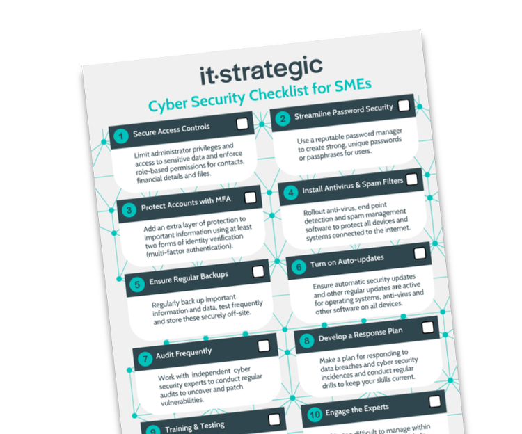 Essential Eight Checklist | Cybersecurity Checklist for SMEs — IT Strategic