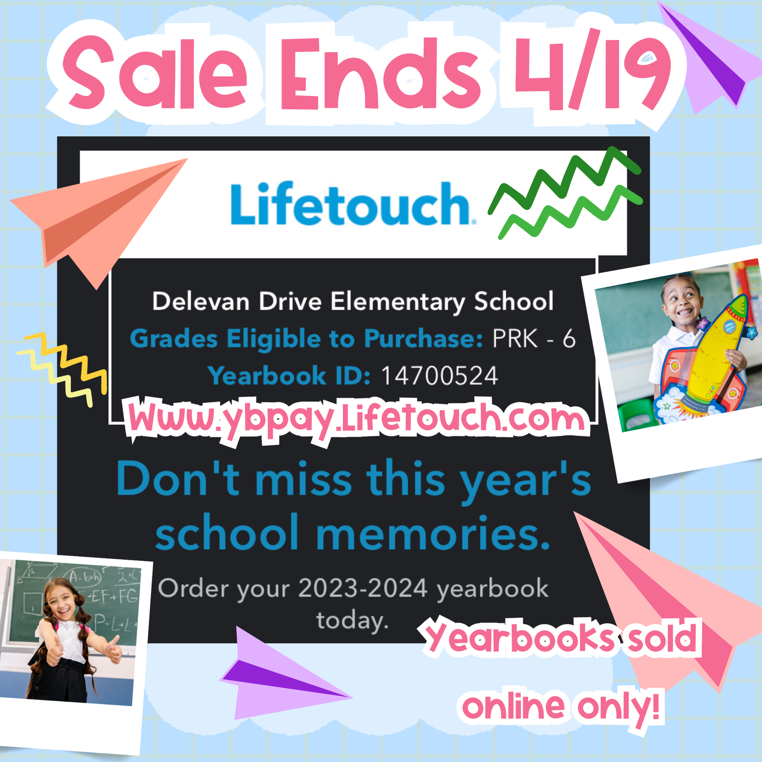 School Photos & Yearbook — Delevan Drive Elementary PTA