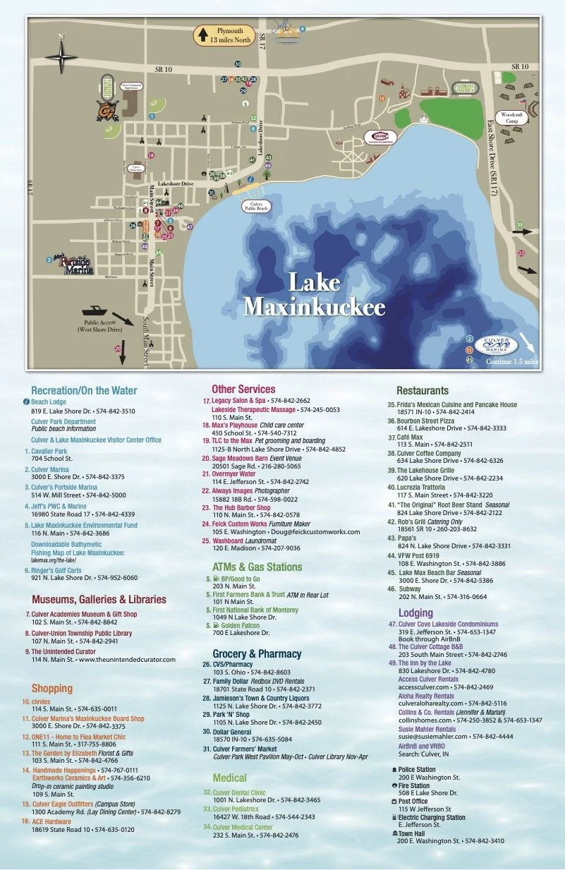 Town Maps | Culver Visitor Center