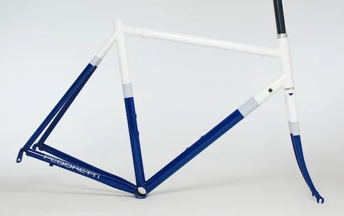 Bike Pegoretti with Pinstripes — VéloColour Custom Paint and Cycling Bags