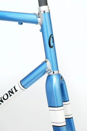 Bike Marinoni Blue — VéloColour Custom Paint and Cycling Bags