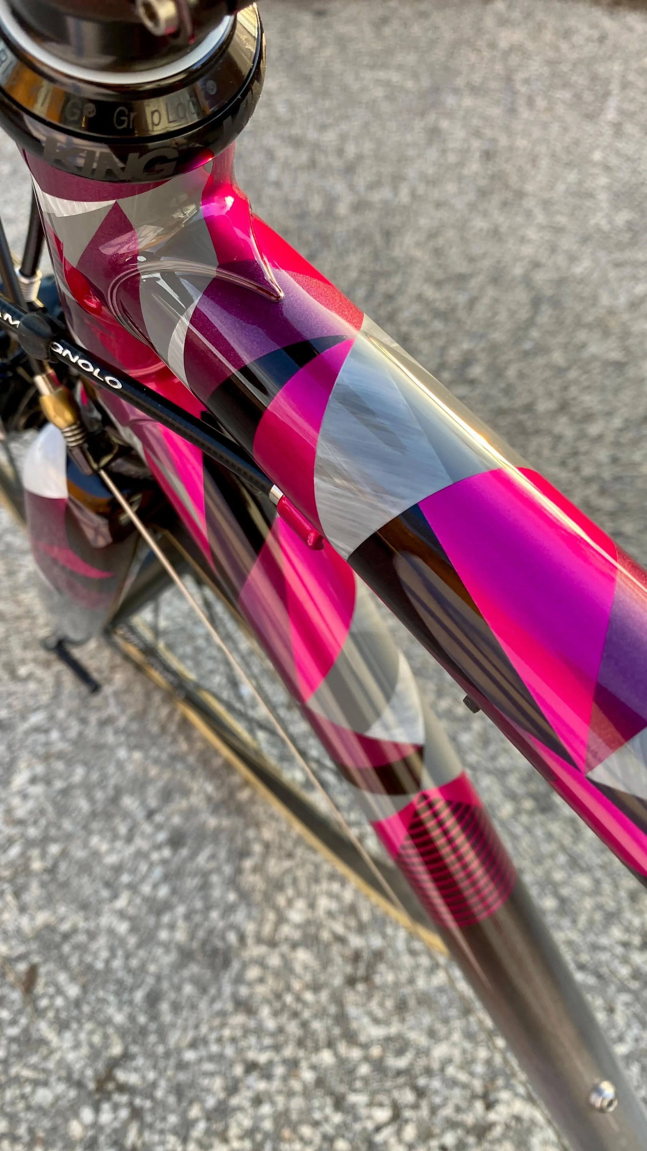 Bike Marinoni Blue — VéloColour Custom Paint and Cycling Bags
