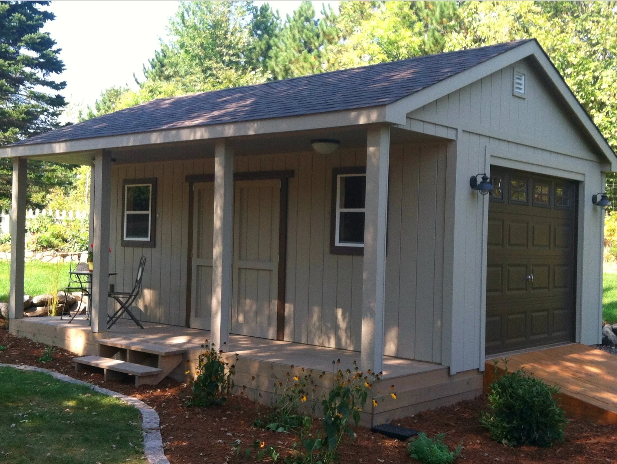 Sheds With Covered Porches Storage Sheds MN WI Built On Your Site