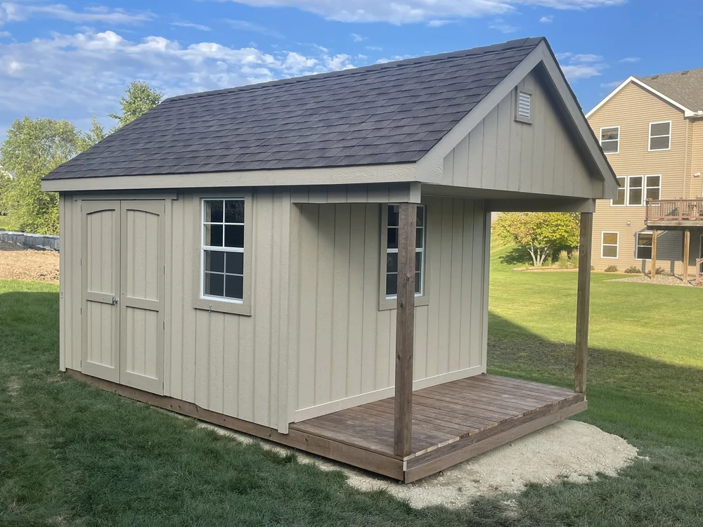 Sheds with Covered Porches — Storage Sheds MN, WI | Built on Your Site ...