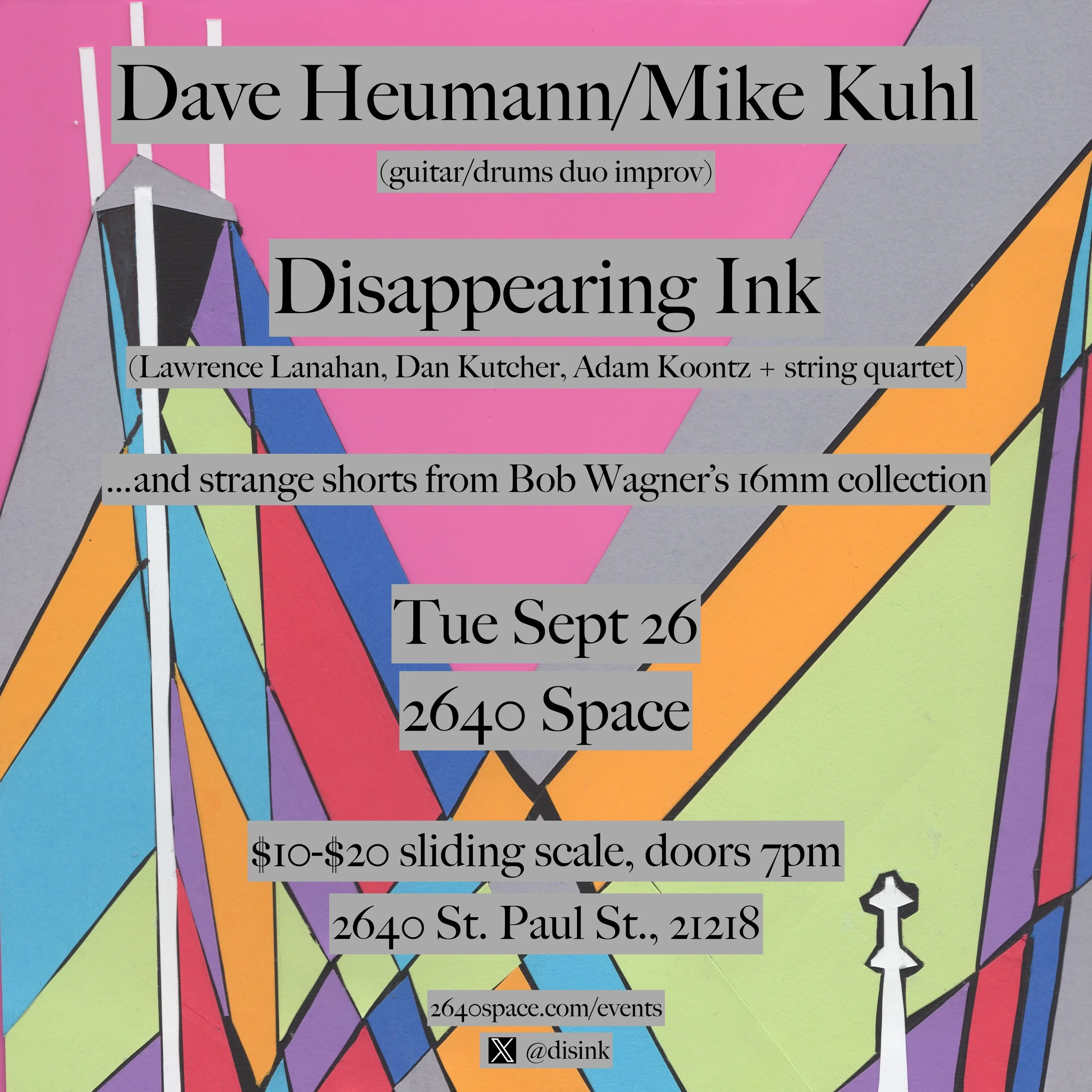 Upcoming Events — 2640 Space