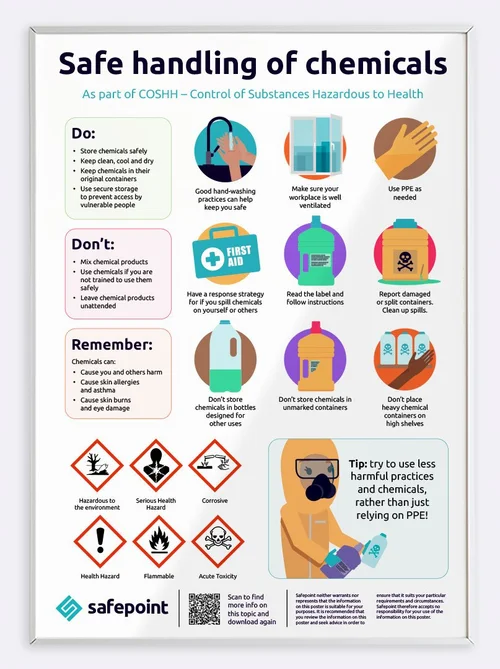 COSHH Poster form | Safepoint Lone Worker Apps and Lone Worker Devices