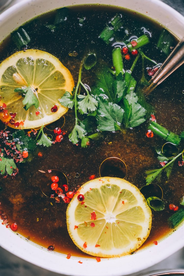 Mineral-Rich Vegan Umami Mushroom Broth (Big Batch) — Will Frolic for Food