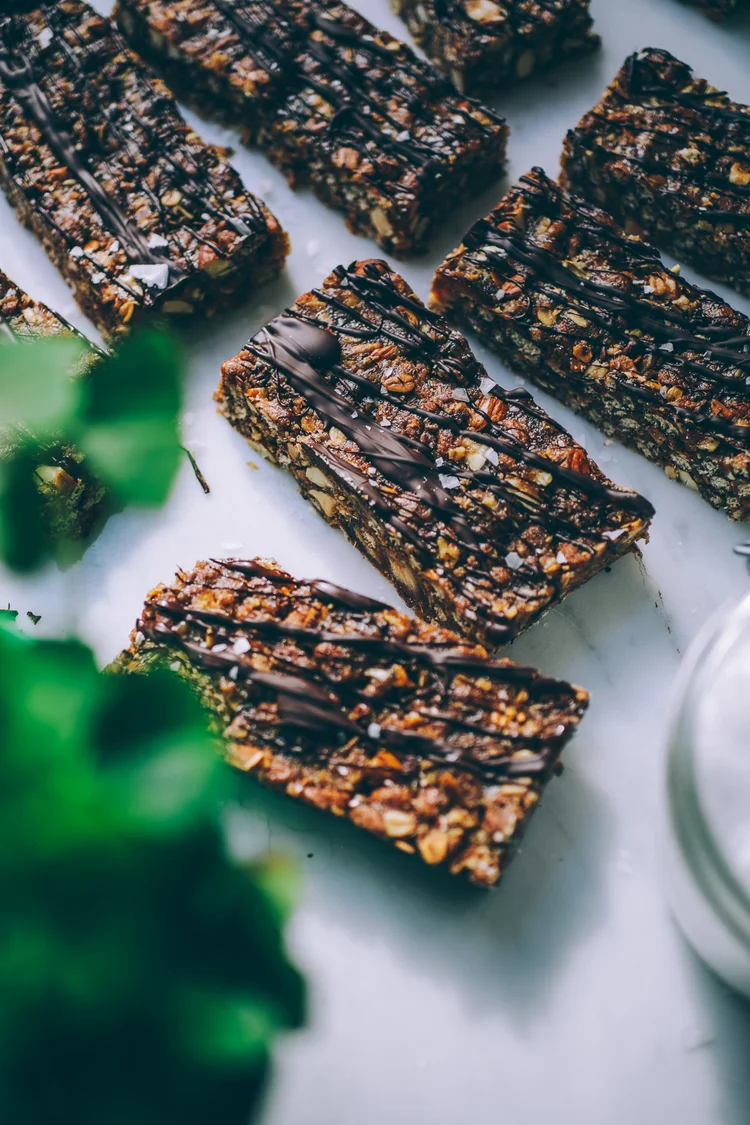 Sprouted Chocolate Peanut Butter Granola Bars — Will Frolic for Food