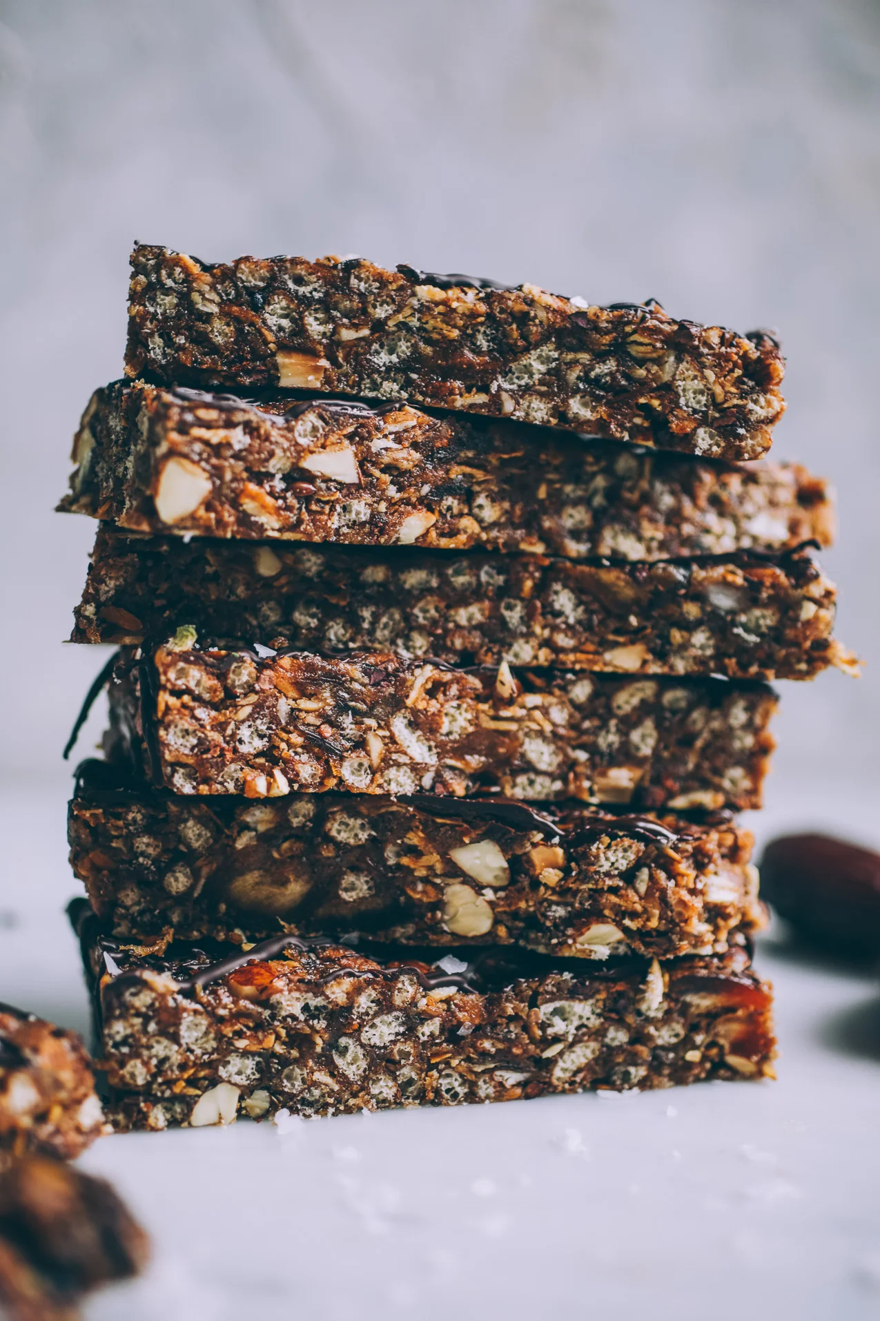 Sprouted Chocolate Peanut Butter Granola Bars — Will Frolic for Food