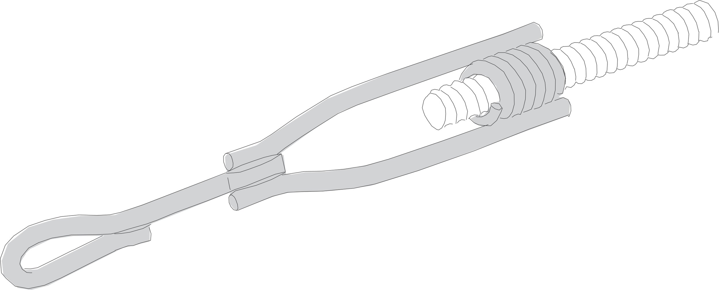 Loop Coil™ Tie — Steel Dog