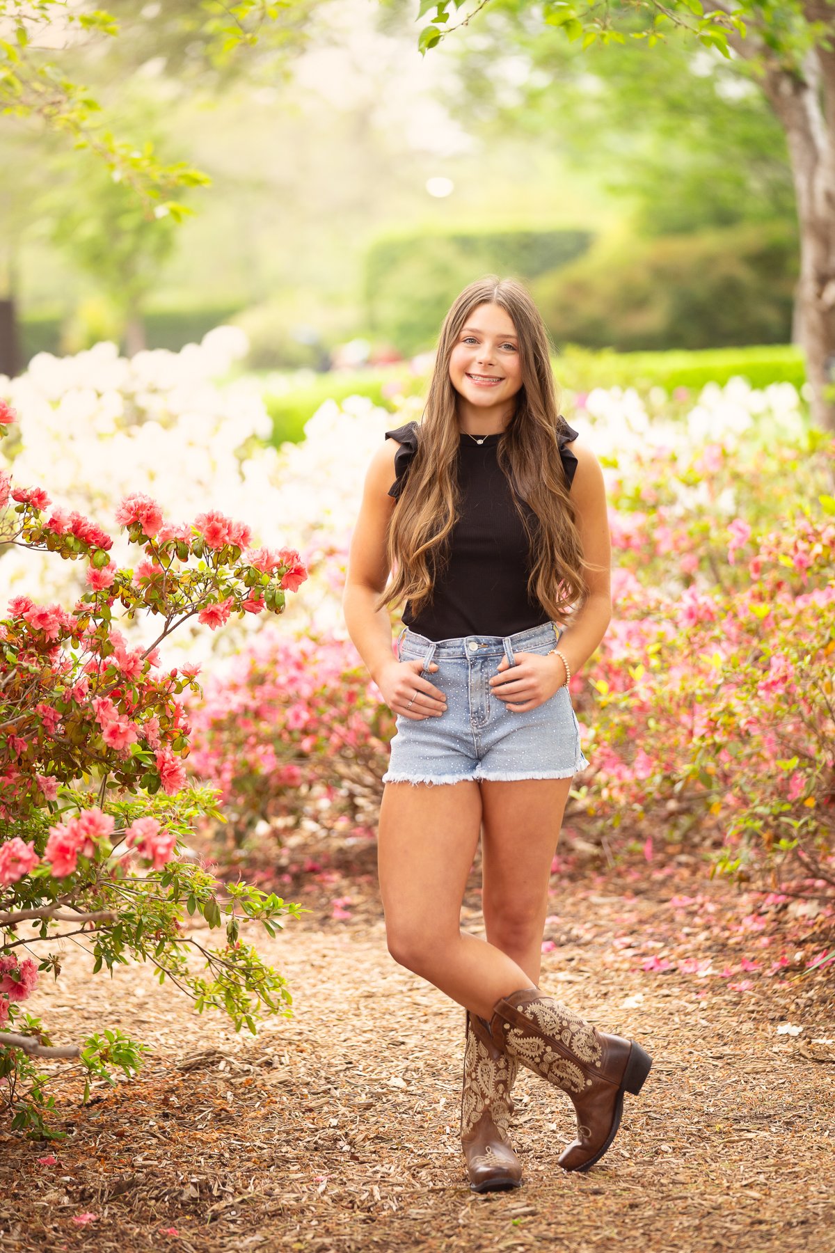 Senior Portraits At Dallas Arboretum — April Christine Photography ...