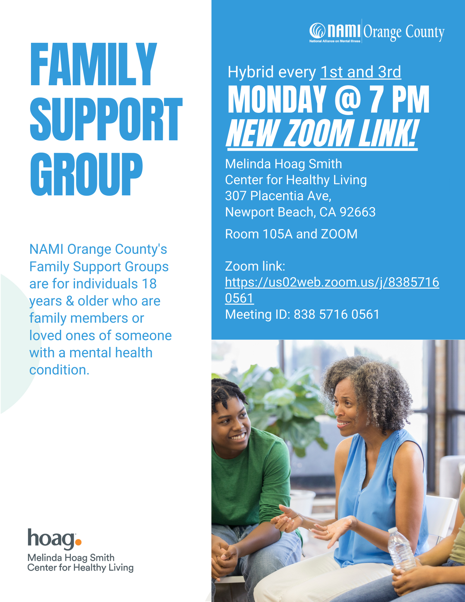 HYBRID Famiyl Support Group every First and Third Monday of the month ...
