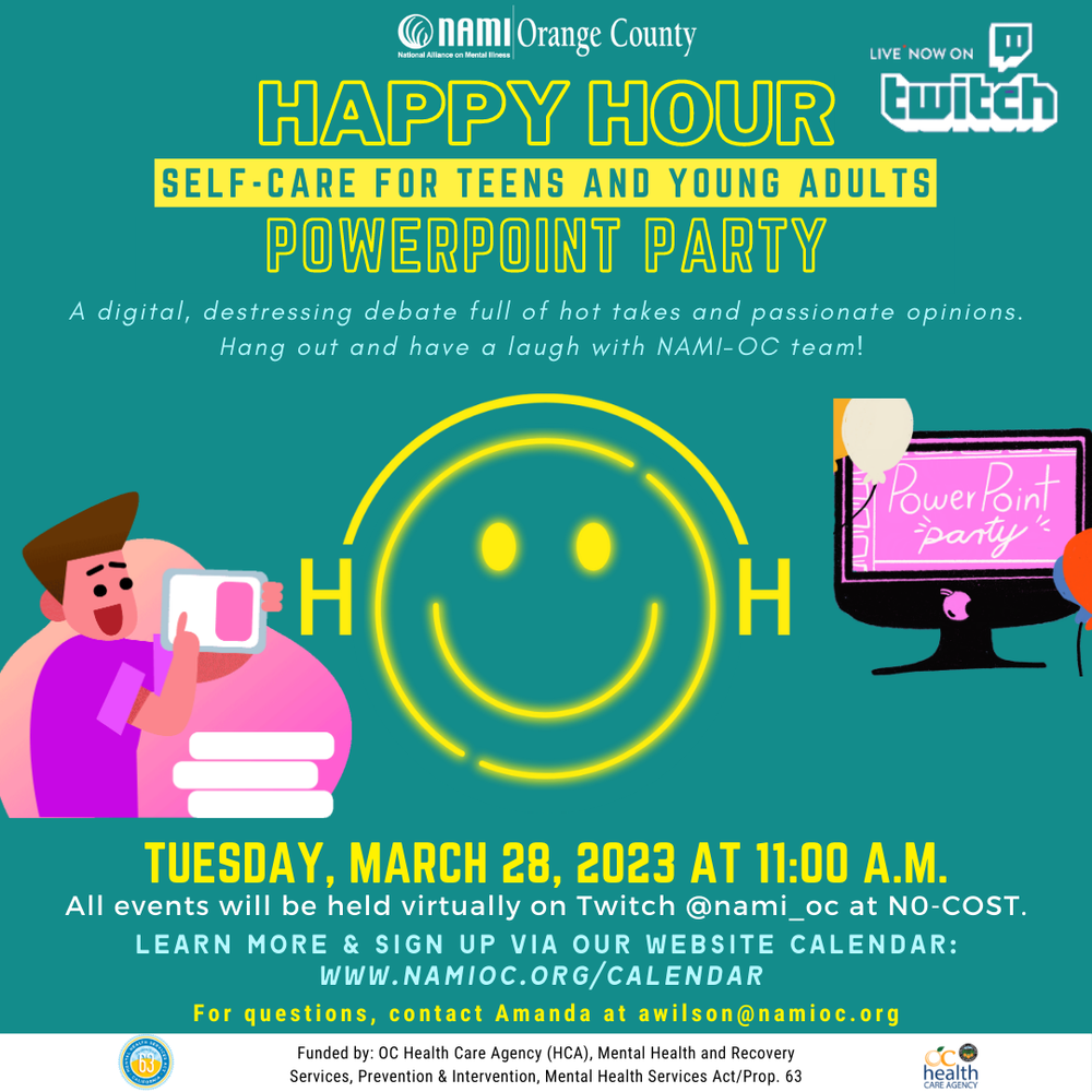 HAPPY HOUR: PowerPoint Party via Twitch — NAMI Orange County