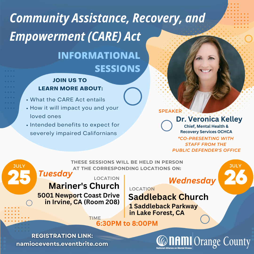 CARE Act Informational Session in Irvine (IN PERSON) — NAMI Orange County