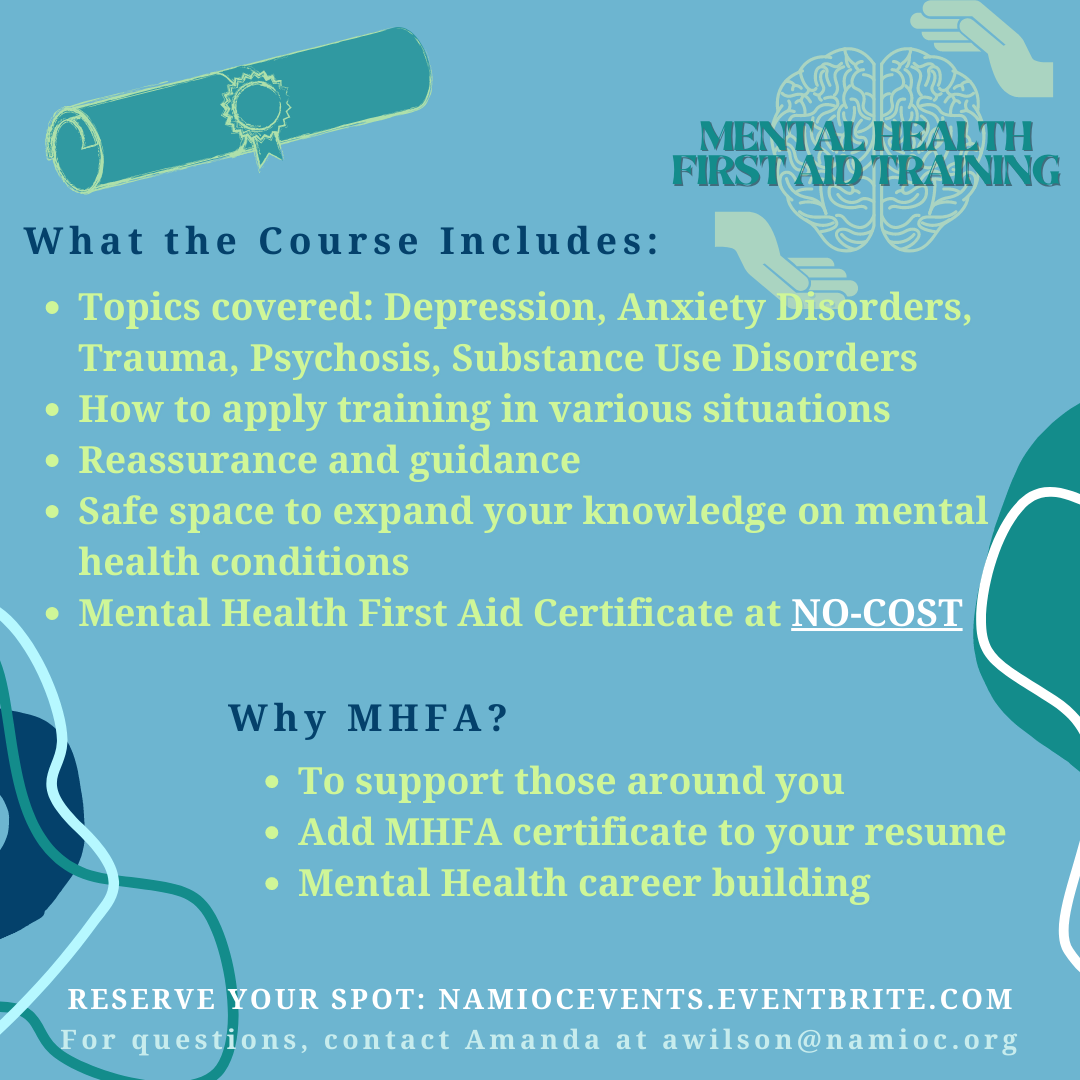 Mental Health First Aid Training for Young Adults (18-24) via ZOOM ...