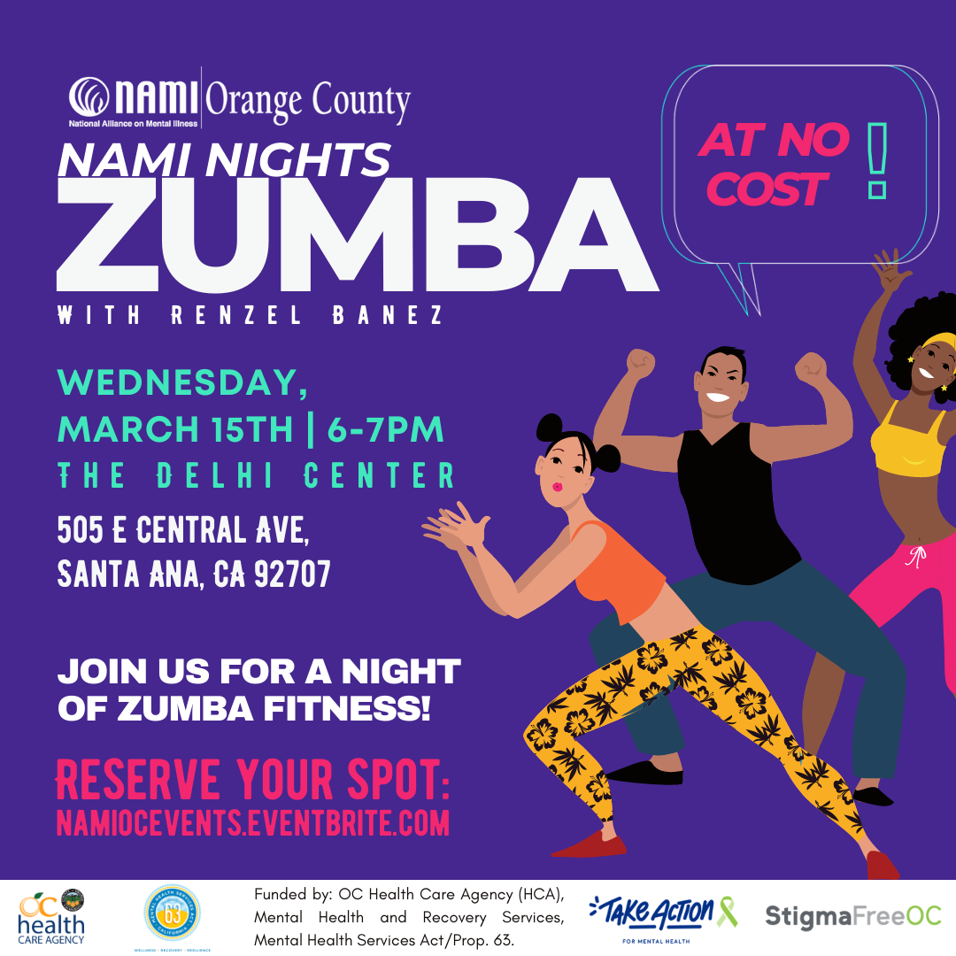 NAMI NIGHTS: *In Person* Zumba Class @ The Delhi Center in Santa Ana ...