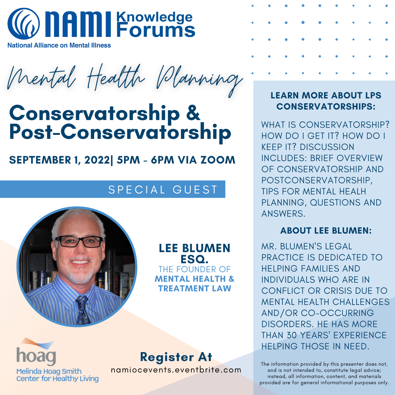 KNOWLEDGE FORUM - Mental Health Planning: Conservatorship & Post ...