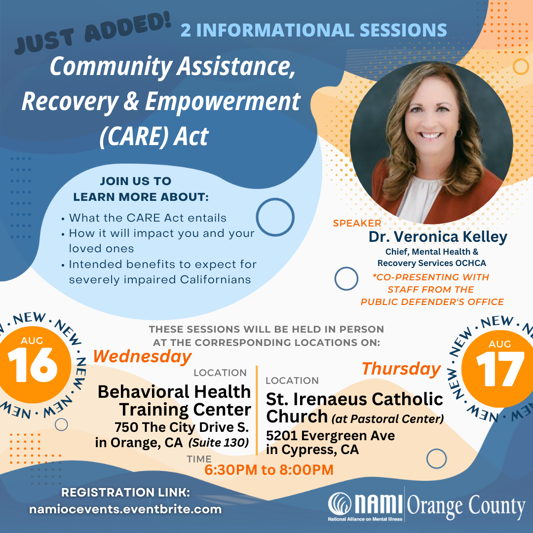 *IN PERSON* CARE Act Informational Session in Cypress — NAMI Orange County