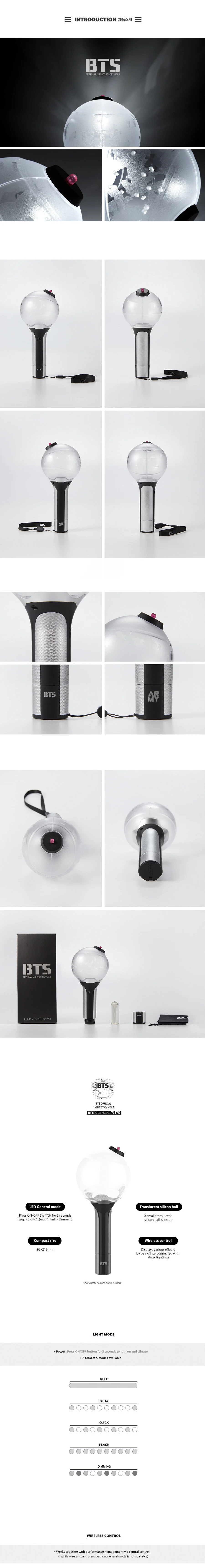 [LIGHT STICK] ARMY BOMB Ver. 2 — US BTS ARMY
