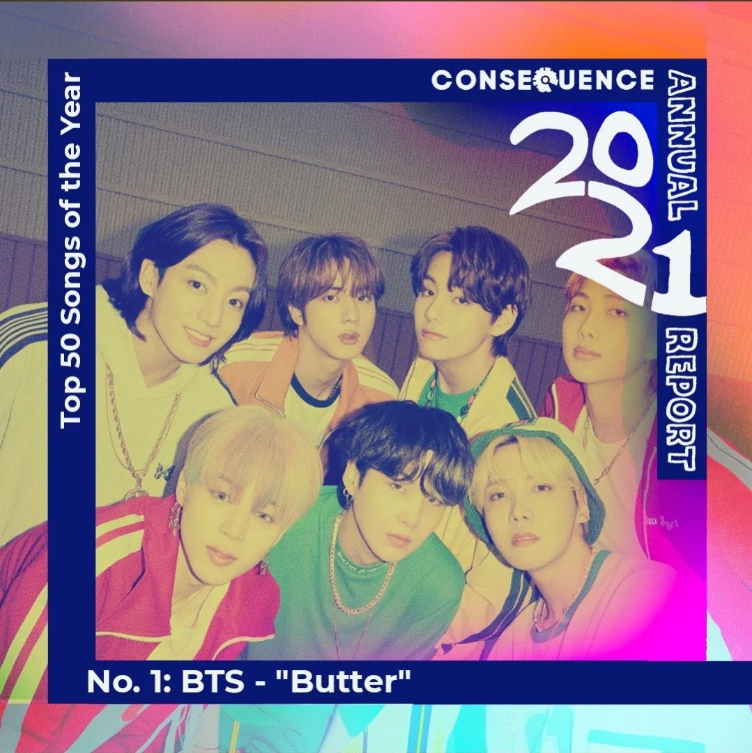 "Butter" Named Top Song of the Year By Consequence — US BTS ARMY