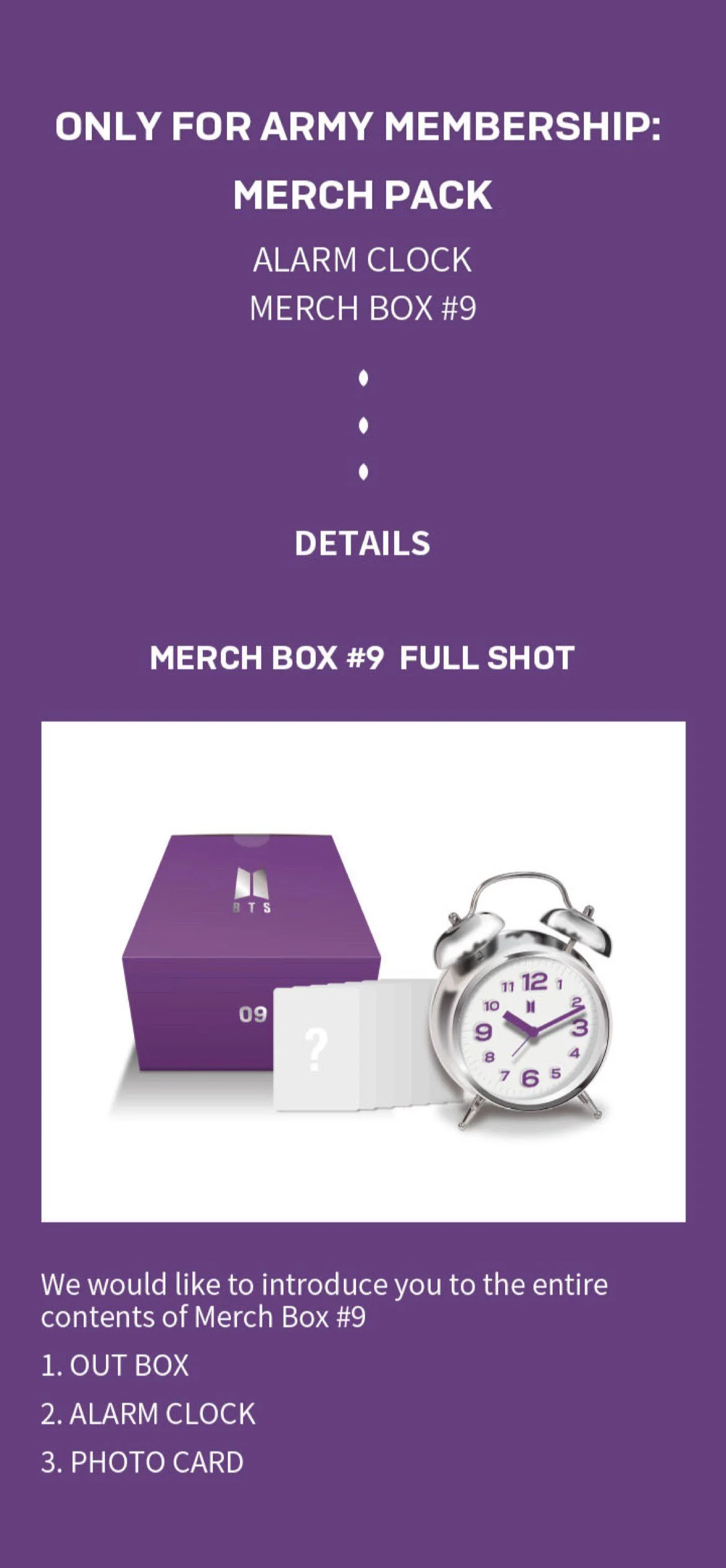 [MERCH] 9th Term BTS GLOBAL OFFICIAL FANCLUB ARMY MEMBERSHIP KIT ...