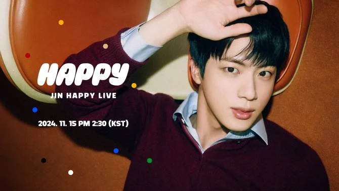 Jin's 'Happy' Album Release — US BTS ARMY