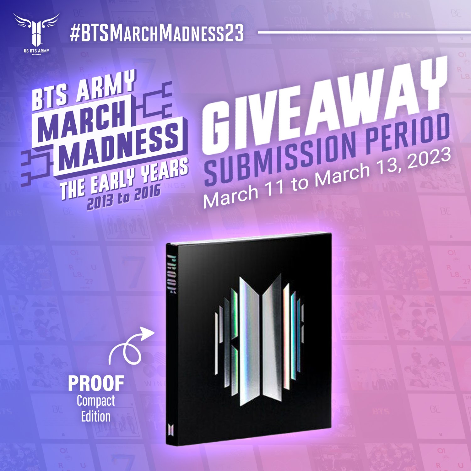 [PROJECT] 2023 BTS ARMY March Madness: The Early Years — US BTS ARMY