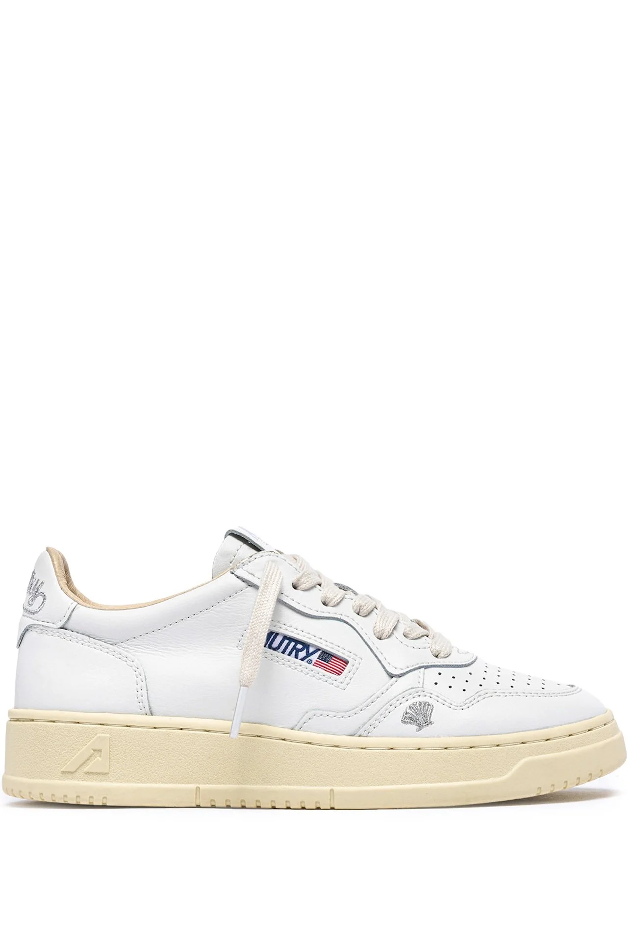 Autry - Low Med White Shell HP02 - Silver — A+M CONCEPT STORE