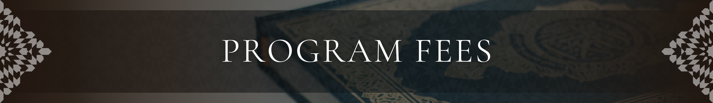 Program Fees & Tuition Structure — Al-Maqasid
