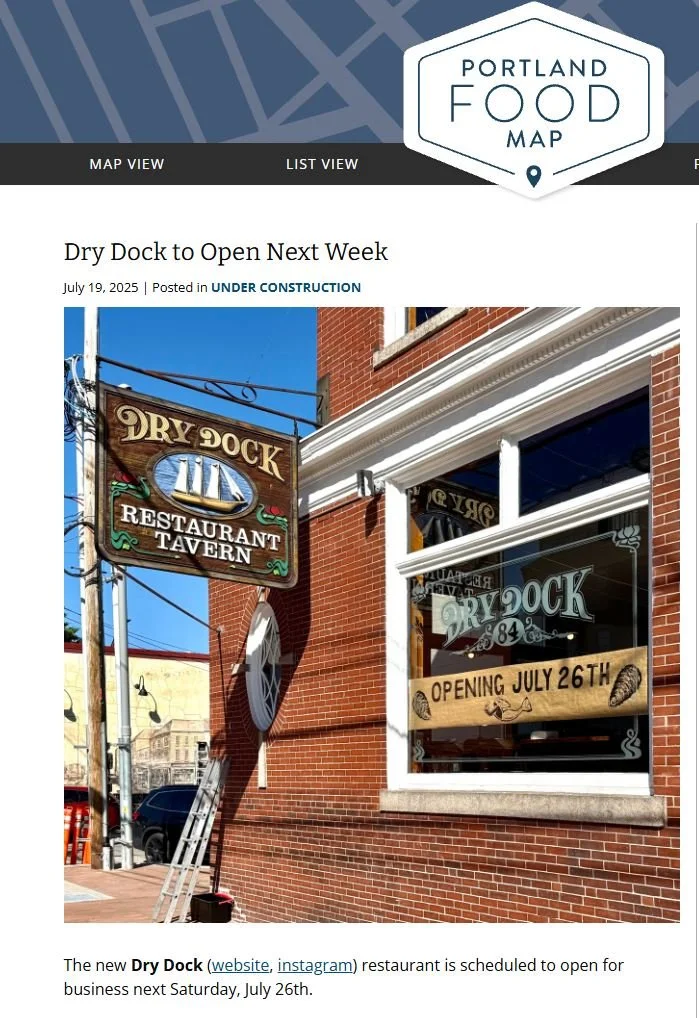Portland Food Map Announces Dry Dock Opening — ARCHETYPE ARCHITECTS