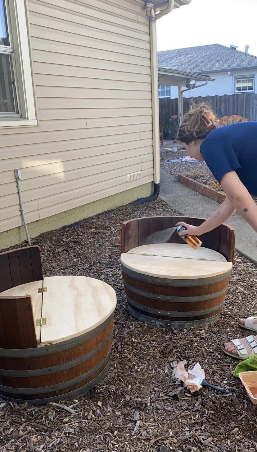 DIY Wine Barrel Chairs — Balletto Vineyards