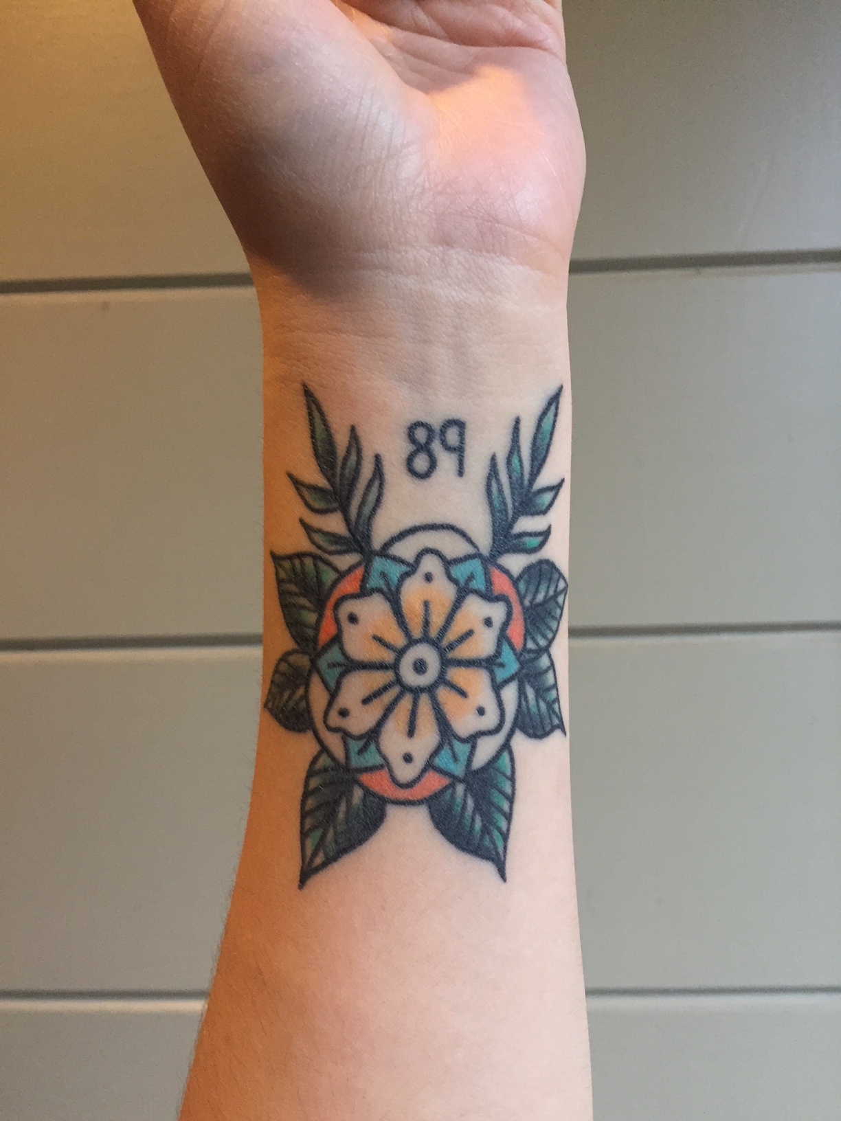 Beautiful Disaster Wrist Tattoo