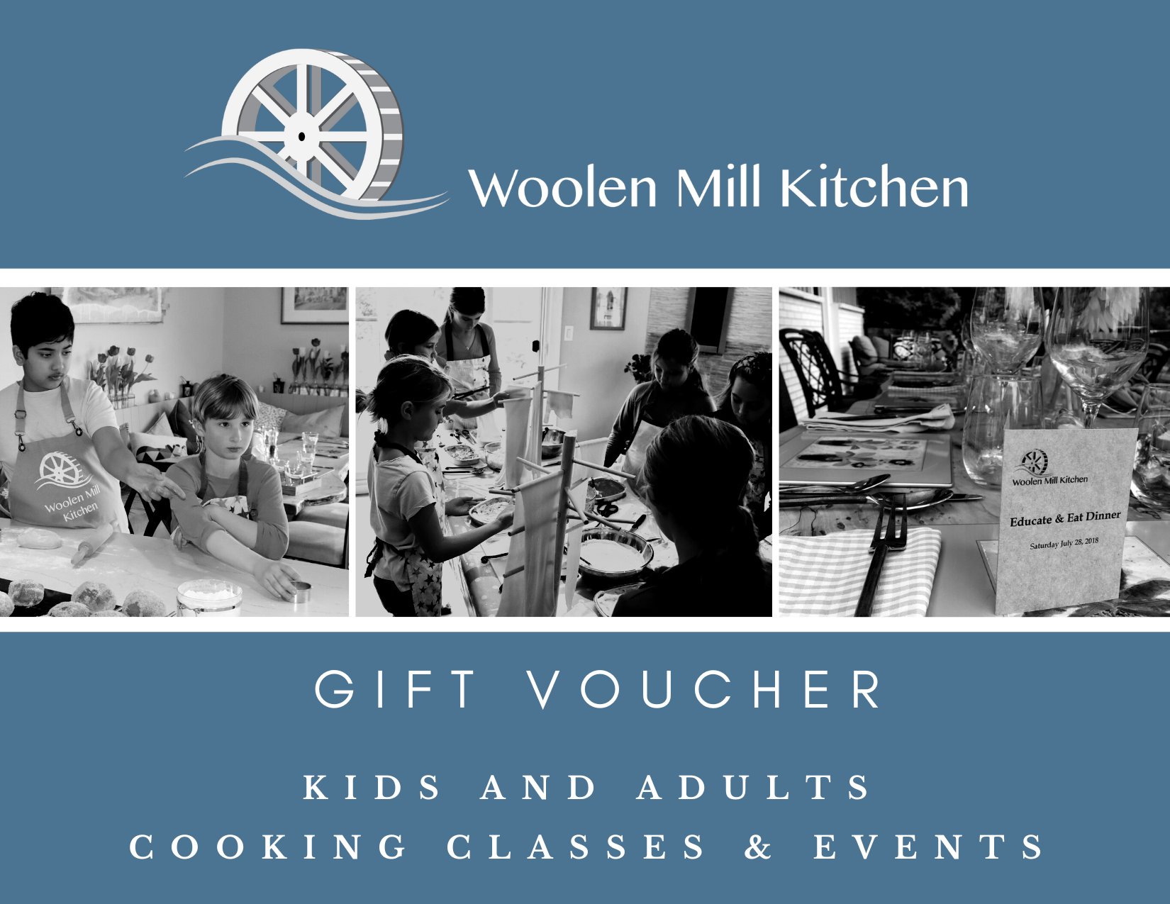 Culinary gift voucher — Woolen Mill Kitchen