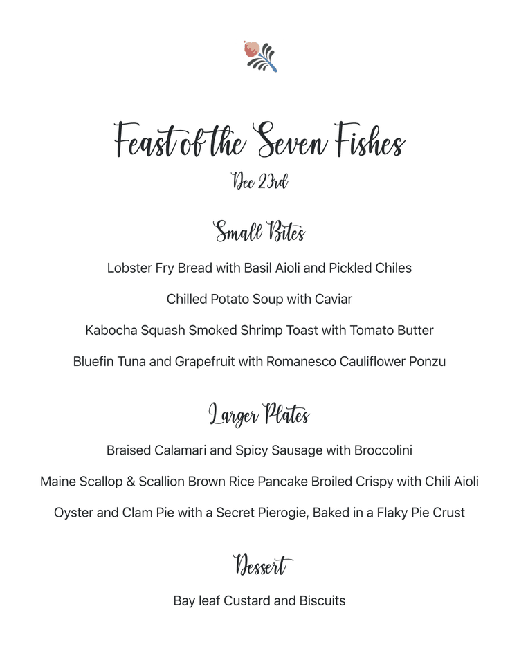 Menus — Little Donna's