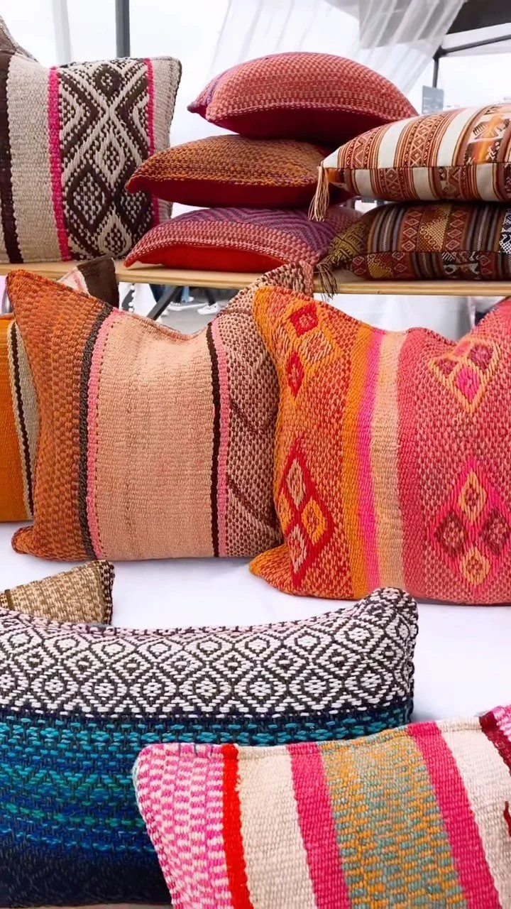Rugs, Pillows and Frazada- Handmade Textiles from Turkey, Morocco and Peru