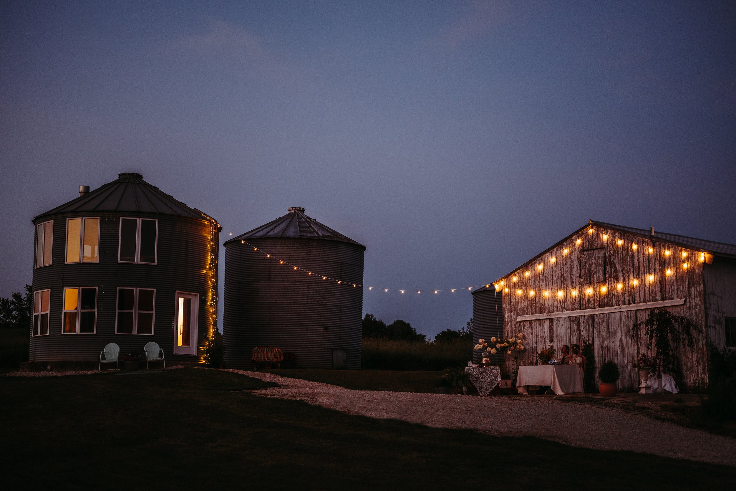 Northeast Iowa Elopement at Wold Farm in Saint Olaf with a prairie view ...